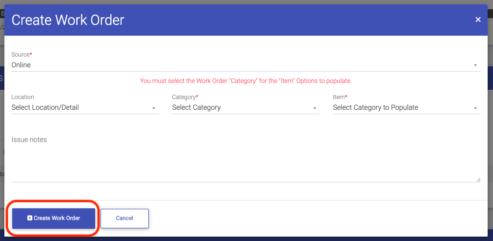 How To Create A Work Order for a Resident