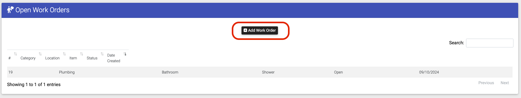How To Create A Work Order for a Resident